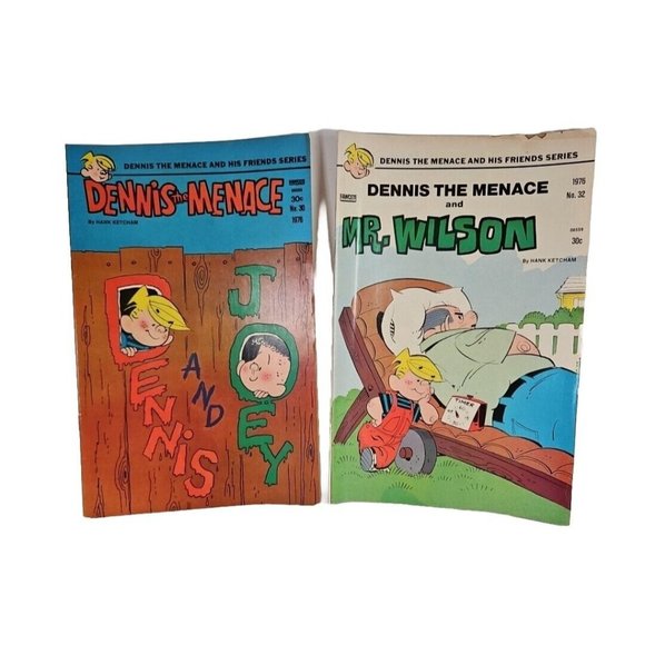 Toys | 1976 Dennis The Menace Fawcett Comics By Hank Ketchum 32 3 30 Cent Original | Poshmark